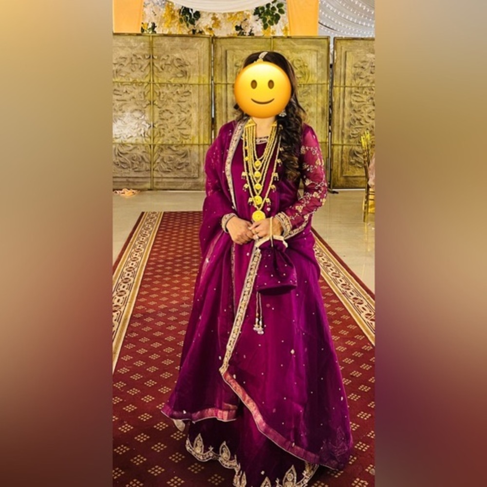 Customize Pakistani Wedding Dress . Anarkali Fraq. On… - Gem